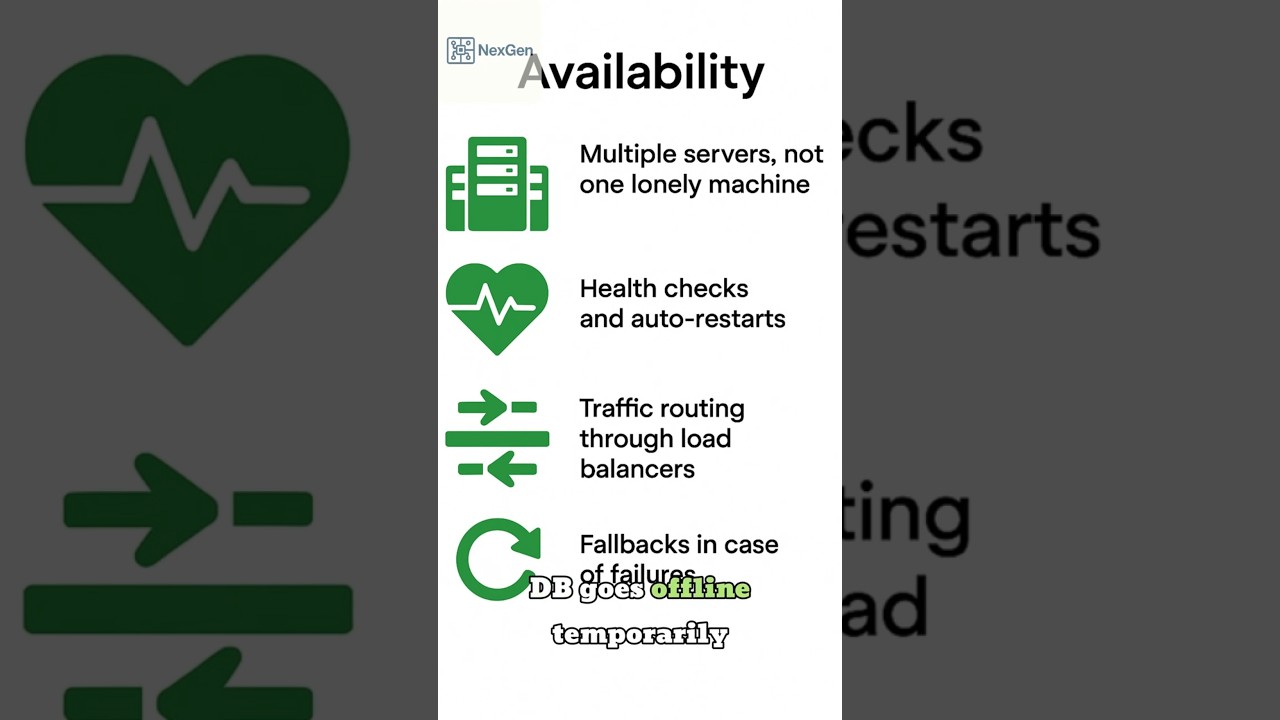 NFRs - Availability Explained #softwarearchitecture #nfrs  #software #softwaredesign #programming