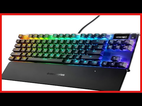 SteelSeries Apex Pro TKL Mechanical Gaming Keyboard – World’s Fastest Mechanical Switches – OLED