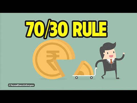 What is the 70/30 rule in personal finance (Personal Finance Secrets)