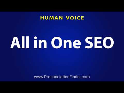 How To Pronounce All in One SEO