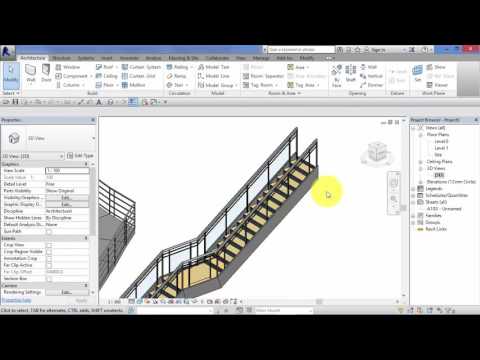 Module 4: Unit 14: Revit Architecture: Railings Video Lecture - Design ...