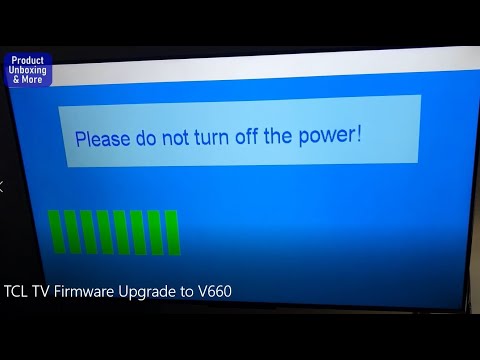 TCL C715 Android TV Firmware Upgrade / Update using Image File in USB Drive