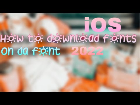 ★ How To Download Fonts On Da Font IOS / 2022 ★