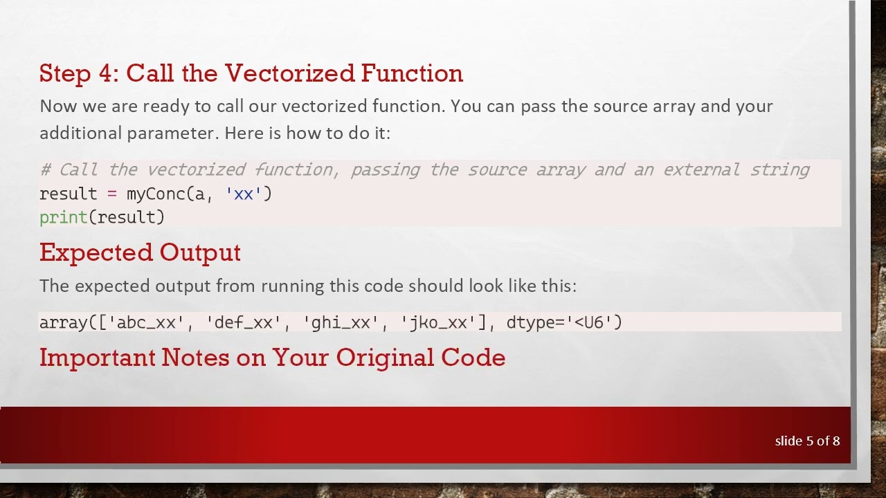 How to Pass Parameters Using numpy.vectorize