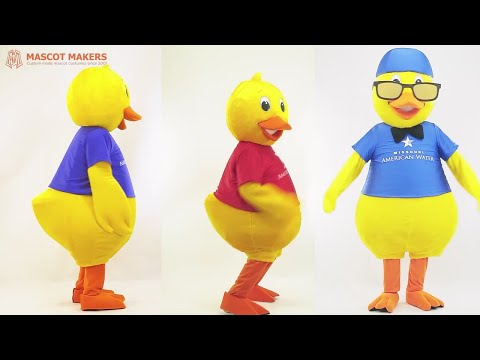 Puddles Duck Mascot Costume | Mascot Makers - Custom mascots and characters