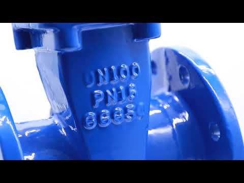 DN100 PN16 GGG50 flange ductile iron gate vavle—Show details