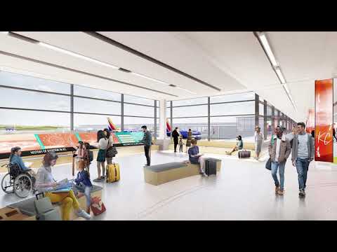 Kansas City International Airport New Terminal - Flash Forward Concourse Connector December 2020