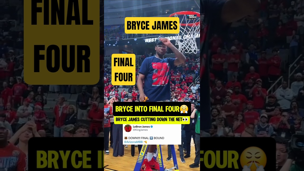 Bryce James is into the FINAL FOUR😤