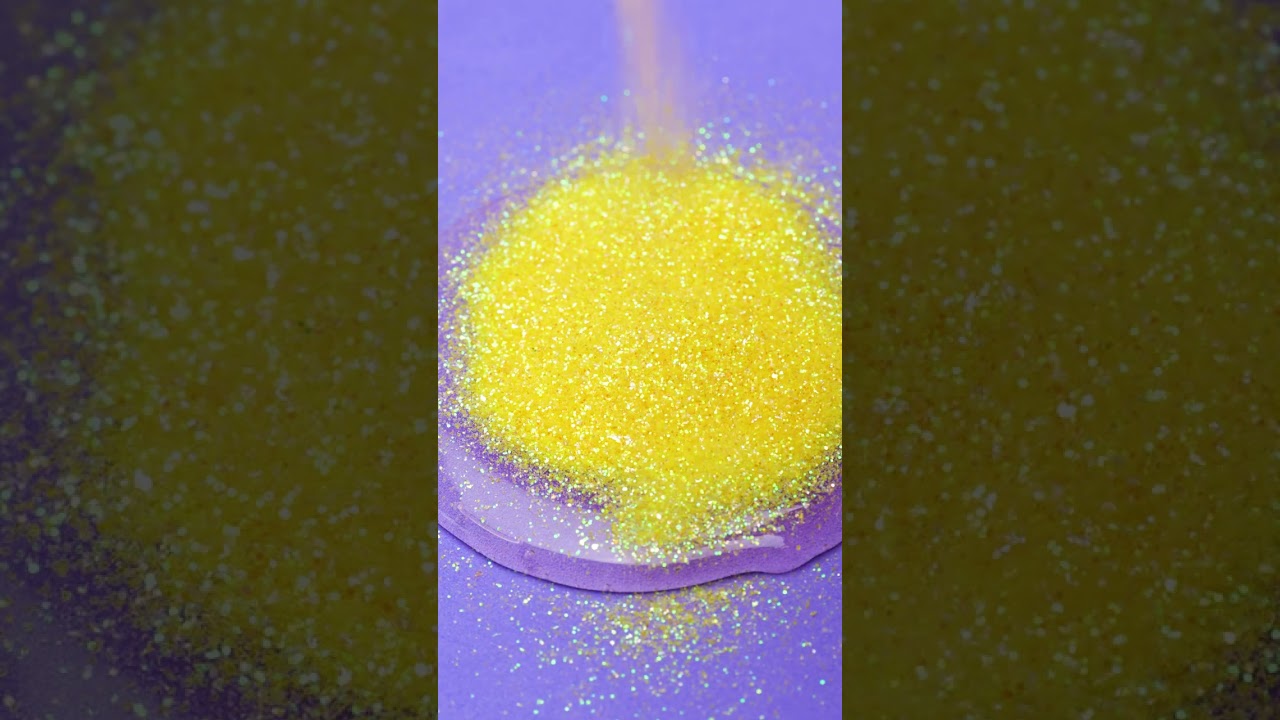 Let's Make SUPER Glittery Sticky Mud ✨🤩 #art #shorts #glitter #diy
