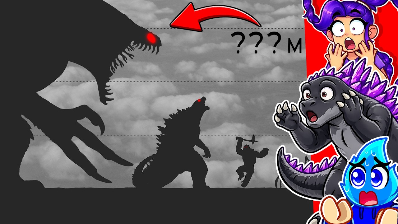HOW BIG IS GODZILLA..?! (SIZE COMPARASON)
