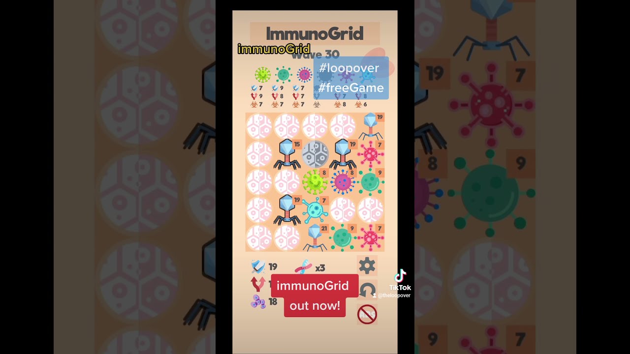 ImmunoGrid - Free Mobile Game - Out now on google play #games #free #android #casualgames #fun