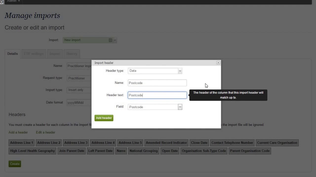 Requestbox - Map and Import Data