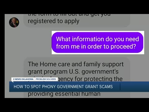 How to spot phony government grant scams