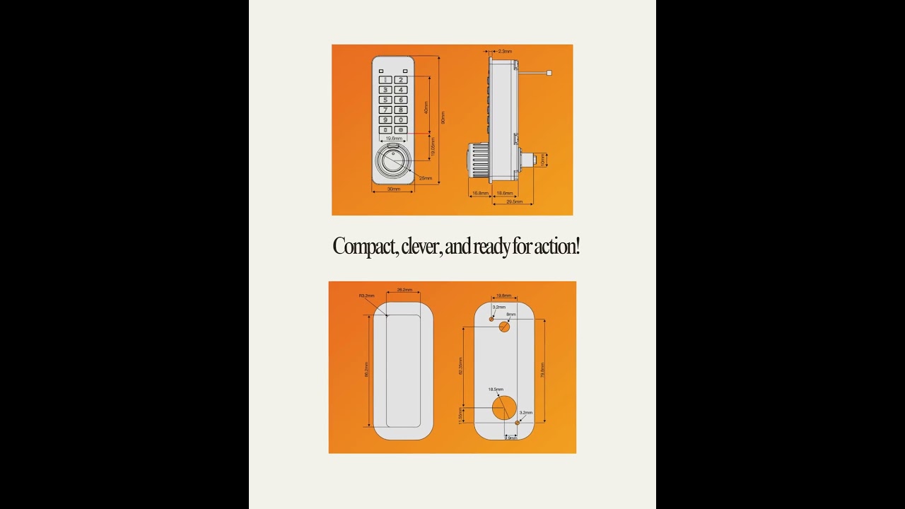 🔐 Small Lock. Big Convenience. Meet the KitLock Nano.