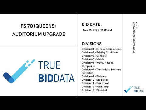 PS 70 (Queens) Auditorium Upgrade