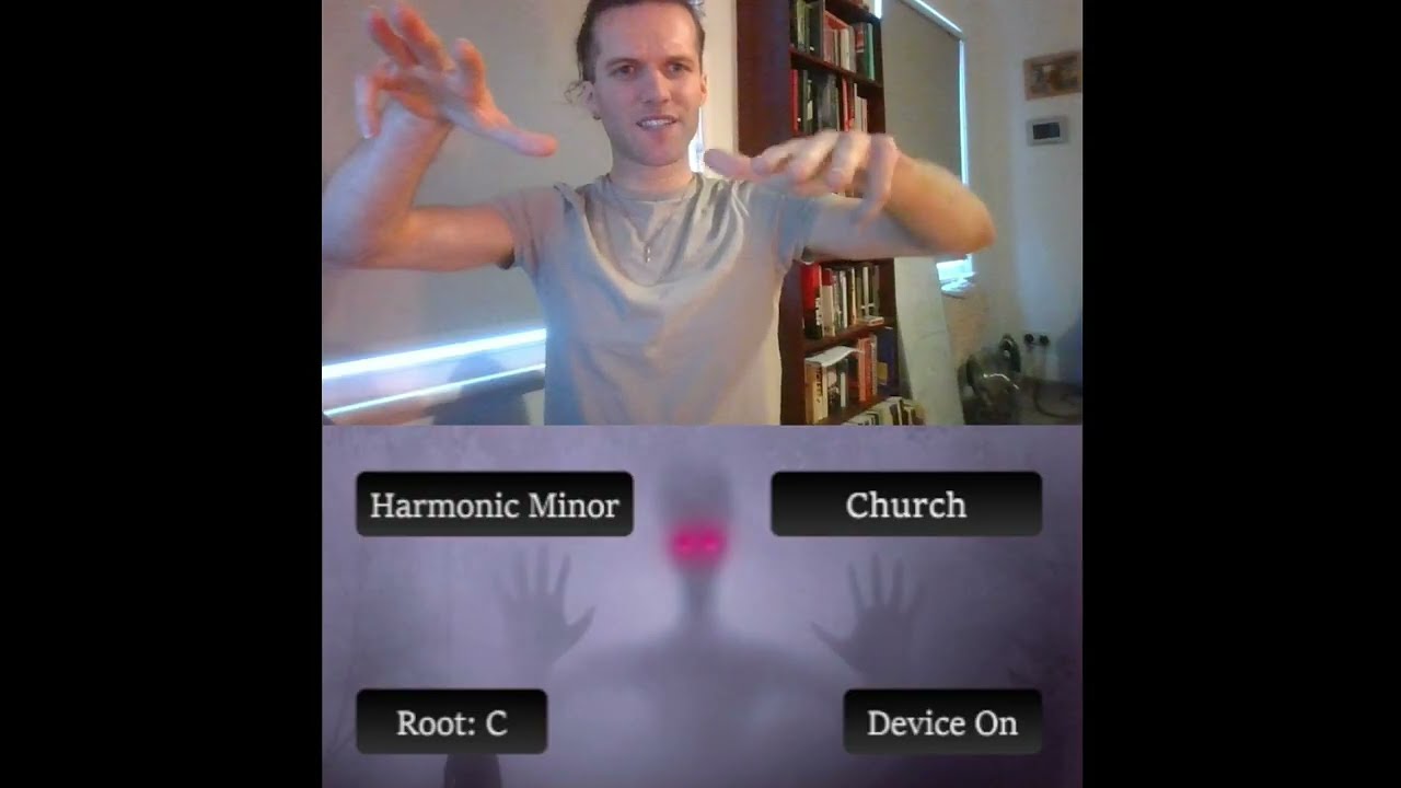 Leap Motion controlled MAX MSP device: Ghost Bells
