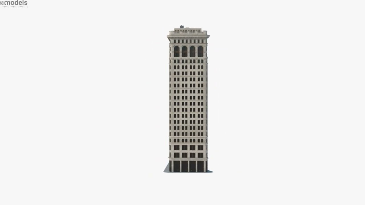 Flatiron Building 3D model by 3DModels.org