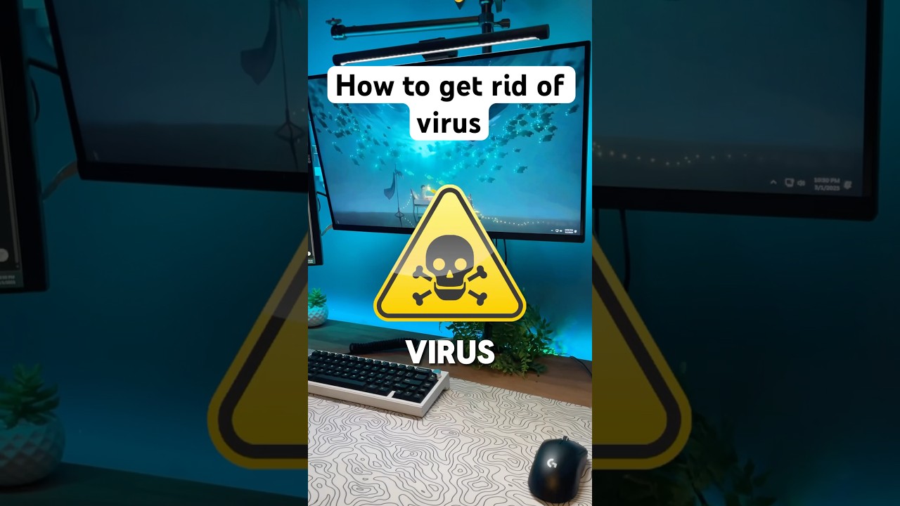 How to get rid of virus on your pc 👀