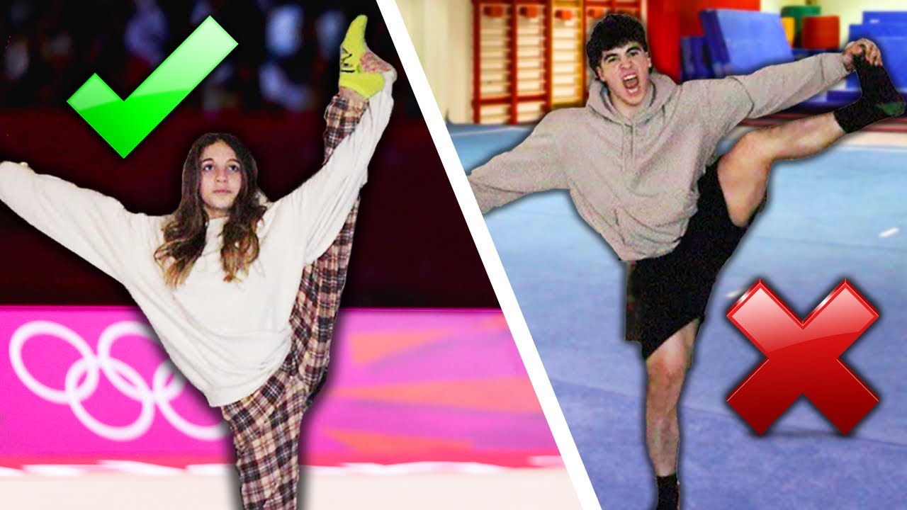 BROTHER VS SISTER FLEXIBILITY CHALLENGE!