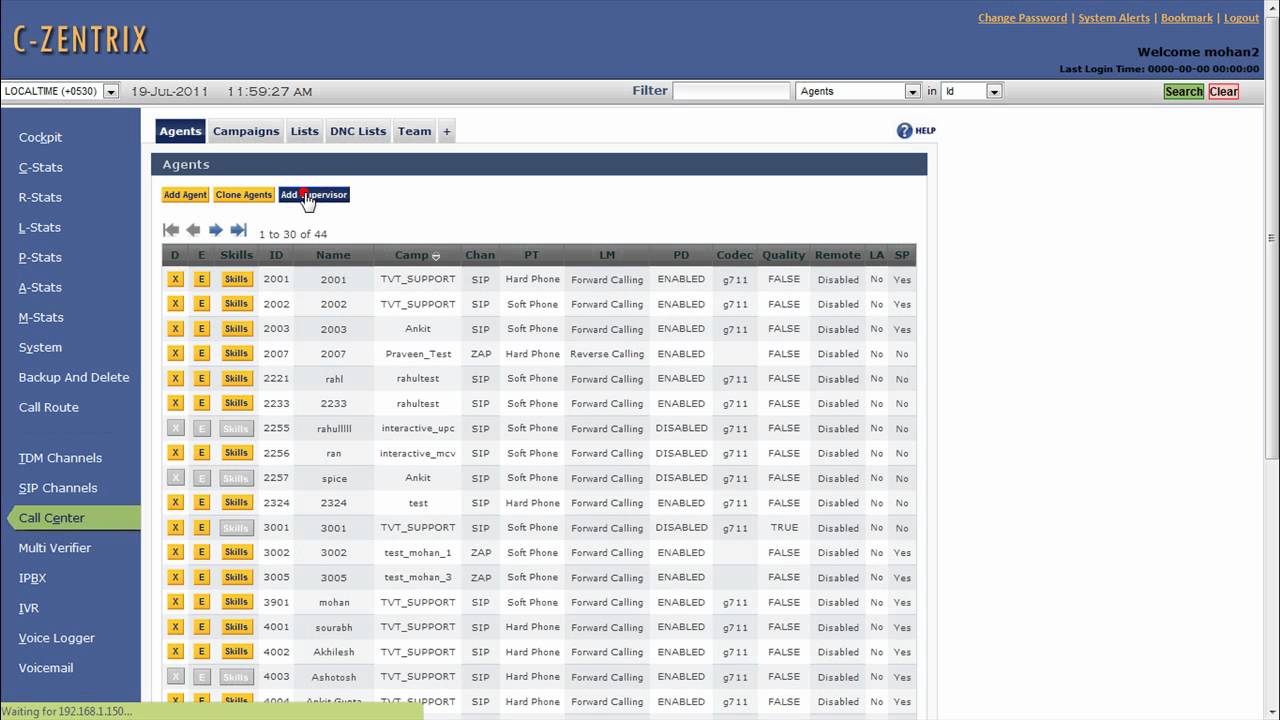 C-Zentrix Call Center Agents