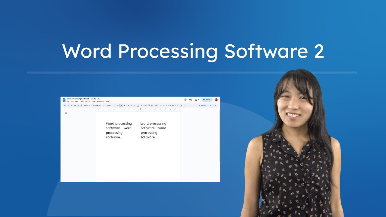 Word Processing Software 2 - More on How to Navigate Your Word Processor