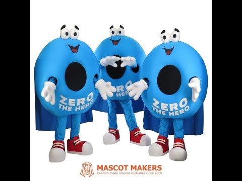 Zero the Hero Mascot Costume | Mascot Makers - Custom mascots and ...