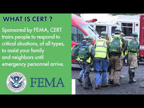 What Is CERT? – Fairfax County Fire and Rescue Department News