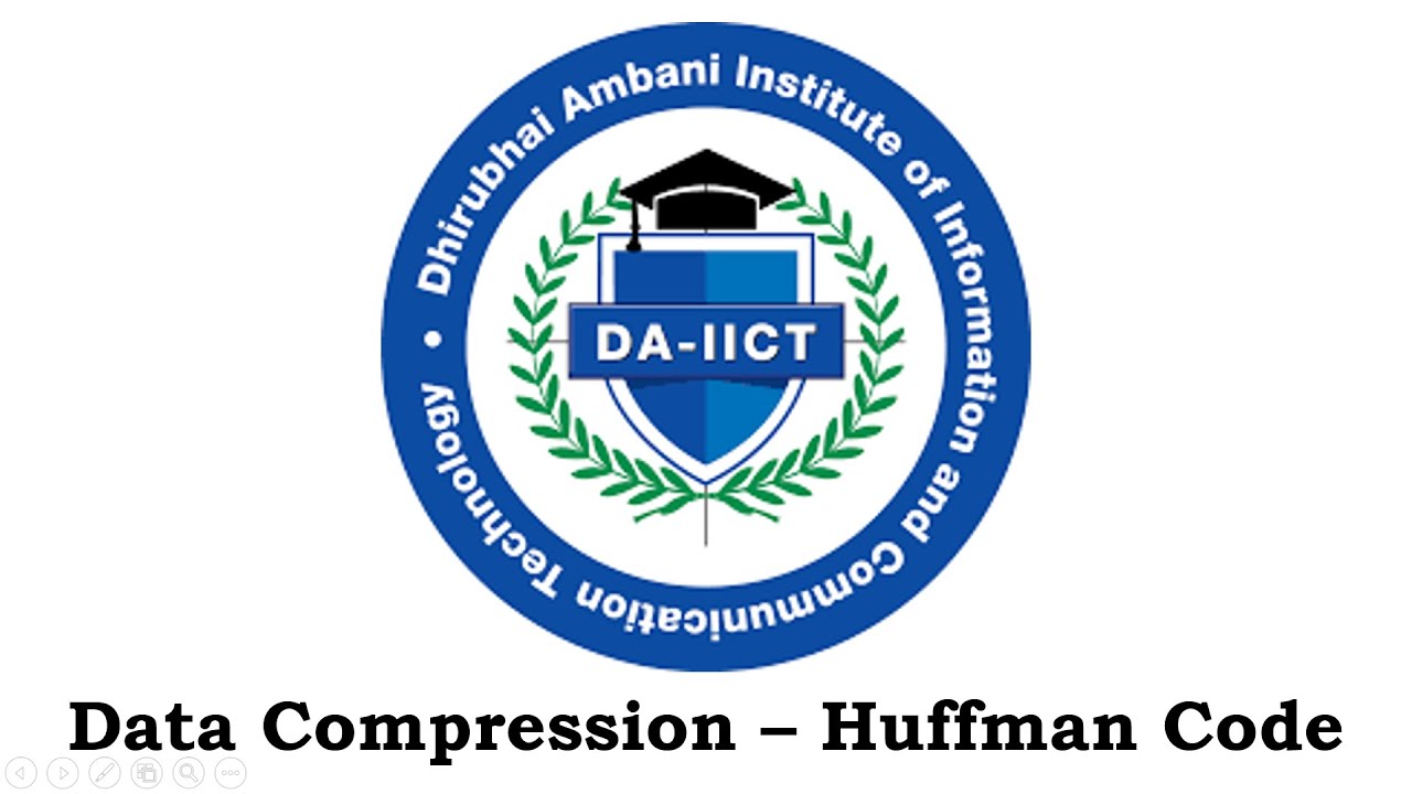 Data Compression - Huffman Code | Discrete Mathematics Project | DA-IICT