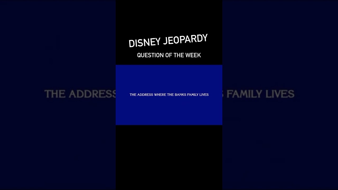 MyDisneyFix | Disney Jeopardy Question of the Week! #disneyjeopardy # ...