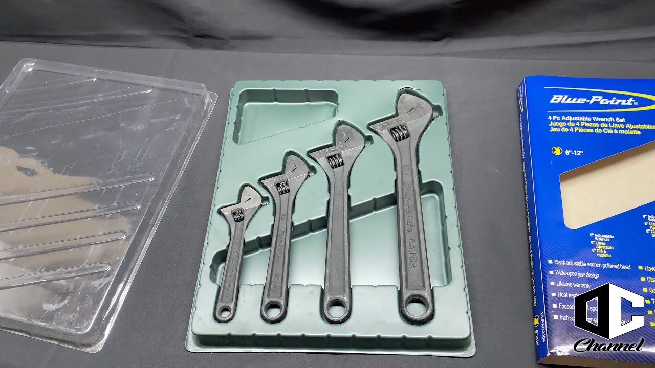 Blue Point 4 PC Adjustable Wrench Set