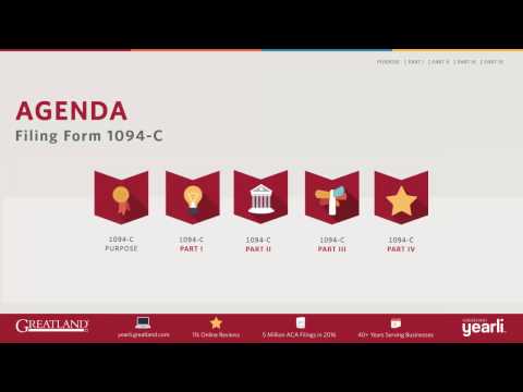 Filing Form 1094-C - 2016