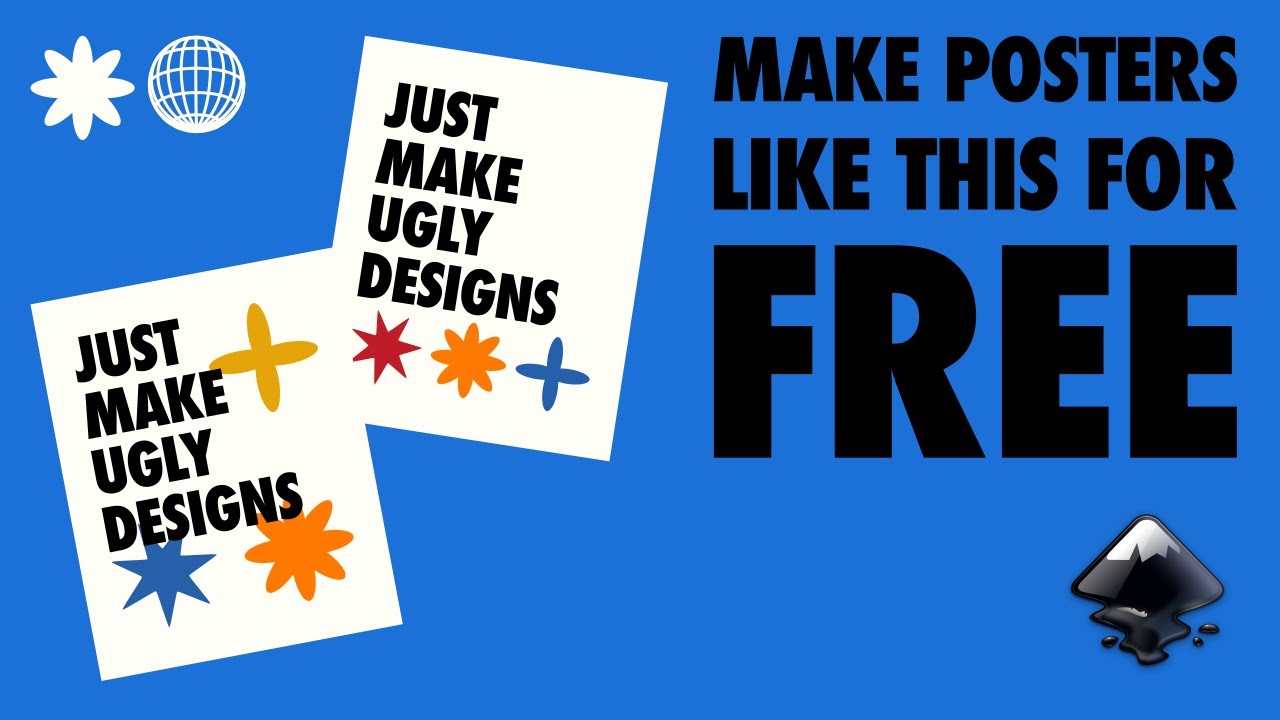 How to Create Simple Posters in Inkscape For Free | Step-by-Step Tutorial for Beginners