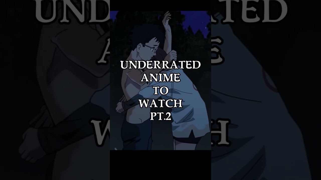 UNDERRARTED ANIME TO WATCH PT.2 #anime