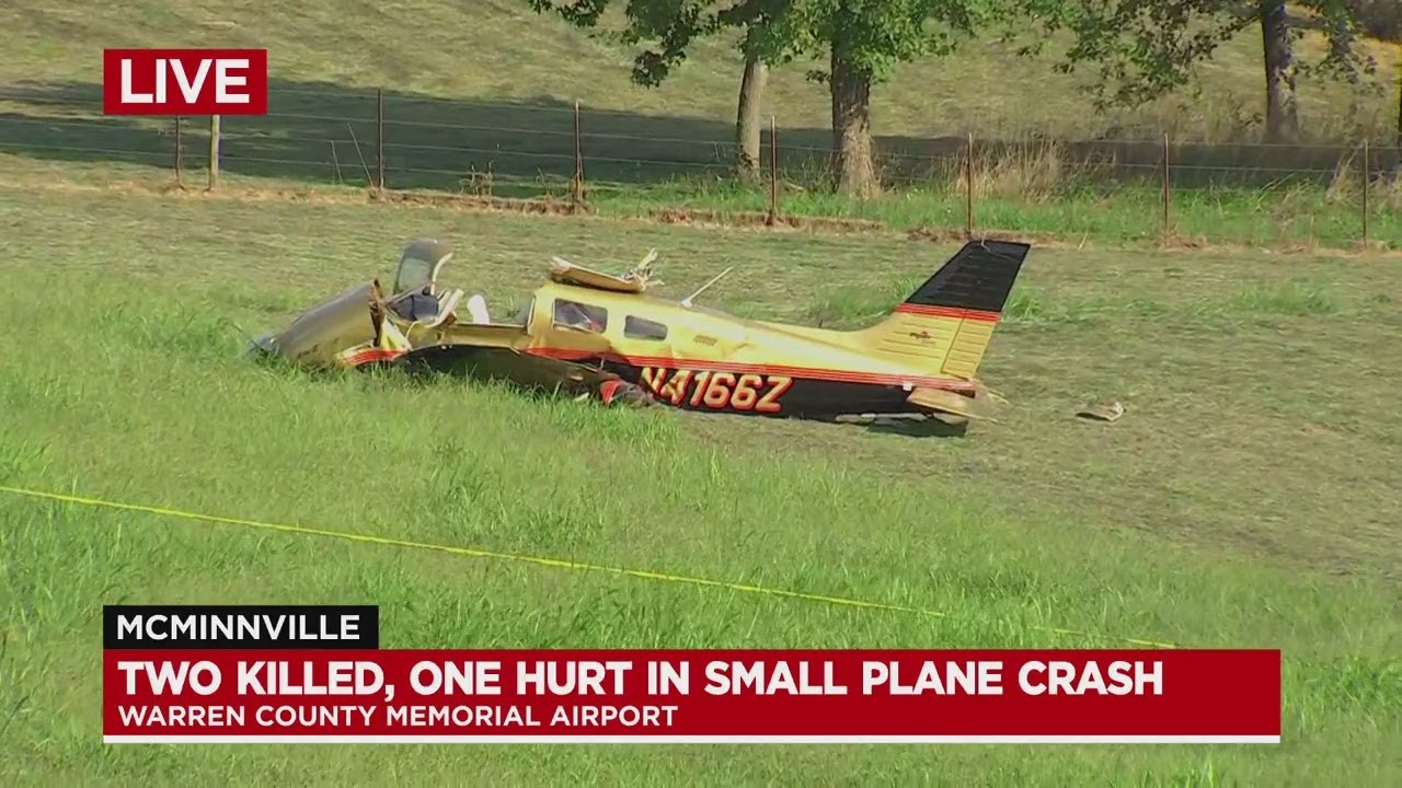 2 dead, 1 injured after small plane crashes near McMinnville airport