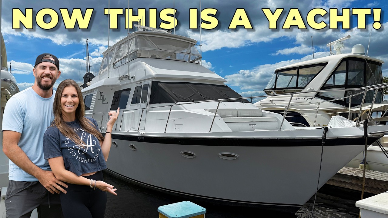 A Beautiful 63’ Motor Yacht for Under $380K?! Full Boat Tour