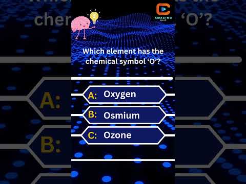 Which element has the chemical symbol "O" #engquiz #trivia #quiz #challenge#iqtest #intelligencetest