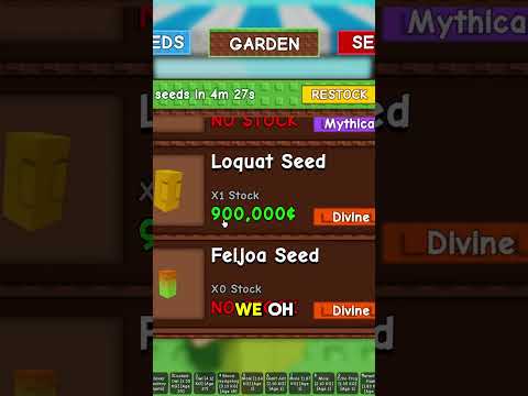 NEW LOQUAT SEED!! | Grow a Garden ROBLOX