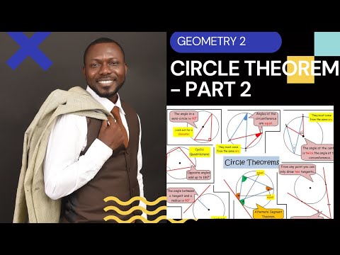 PLANE GEOMETRY 2 - CIRCLE THEOREMS (PART 2) EXPLAINED USING GRAPHICAL REPRESENTATIONS