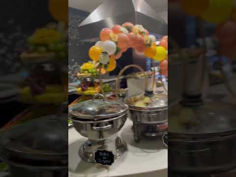 Buffet setup for a small party #shorts #shortvideo #smallparty