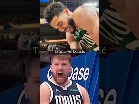 Jayson Tatum vs. Luca Doncic STATS #nba #nbafinals