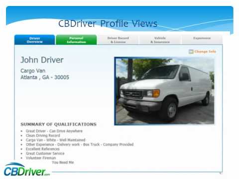 CBDriver.com - How To Recruit Courier Drivers - The Driver Recruiting System