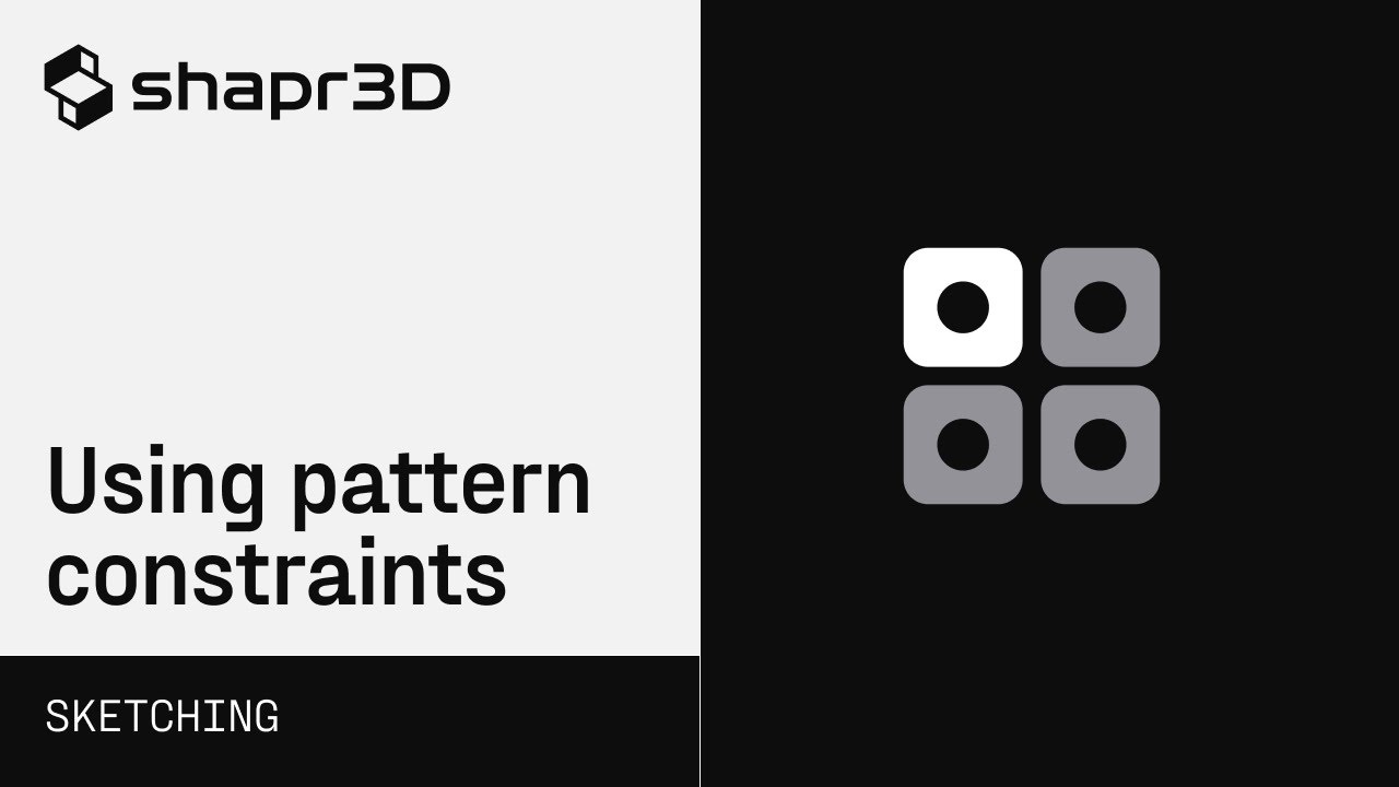 Using Pattern Constraints in 3D Manual Sketching - Techal