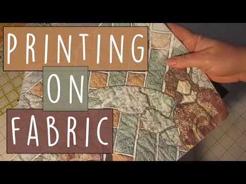 Printing on fabric with a color laser printer - my experimenting process so far