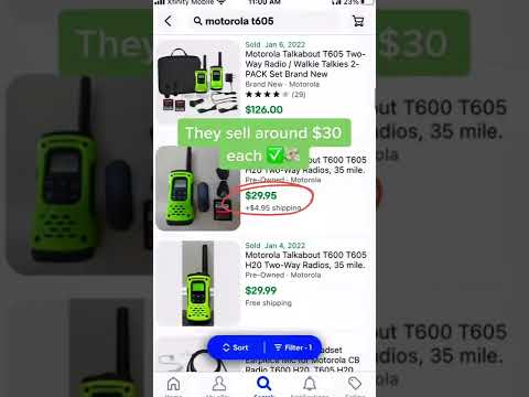 Motorola Walkie-talkie Find at Goodwill #shorts