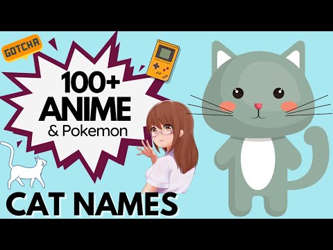 100+ ANIME Inspired CAT Names | Pokemon Cat Names (Unique and Cute Cat Names)