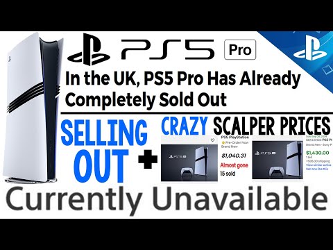 The PS5 Pro is SELLING OUT - CRAZY Scalper Prices on Ebay!