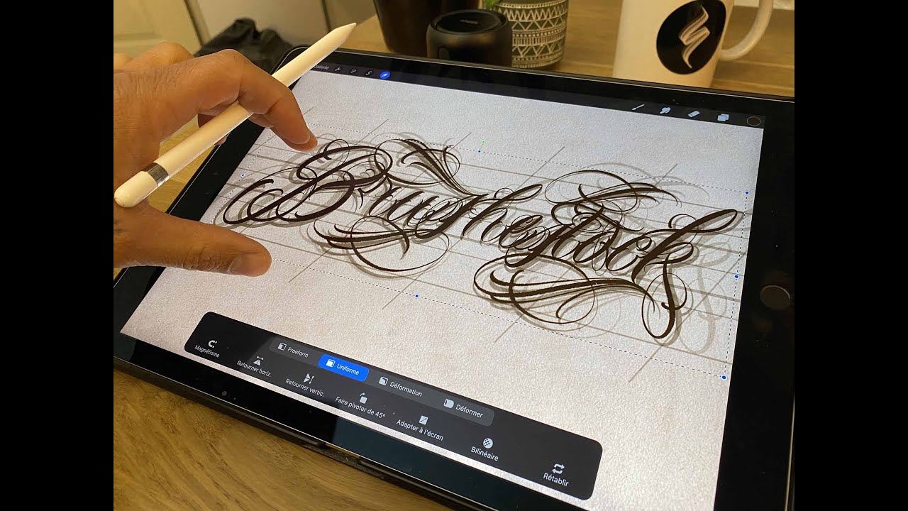 The New Lettering Tattoo BrushSet for Procreate - Ipad