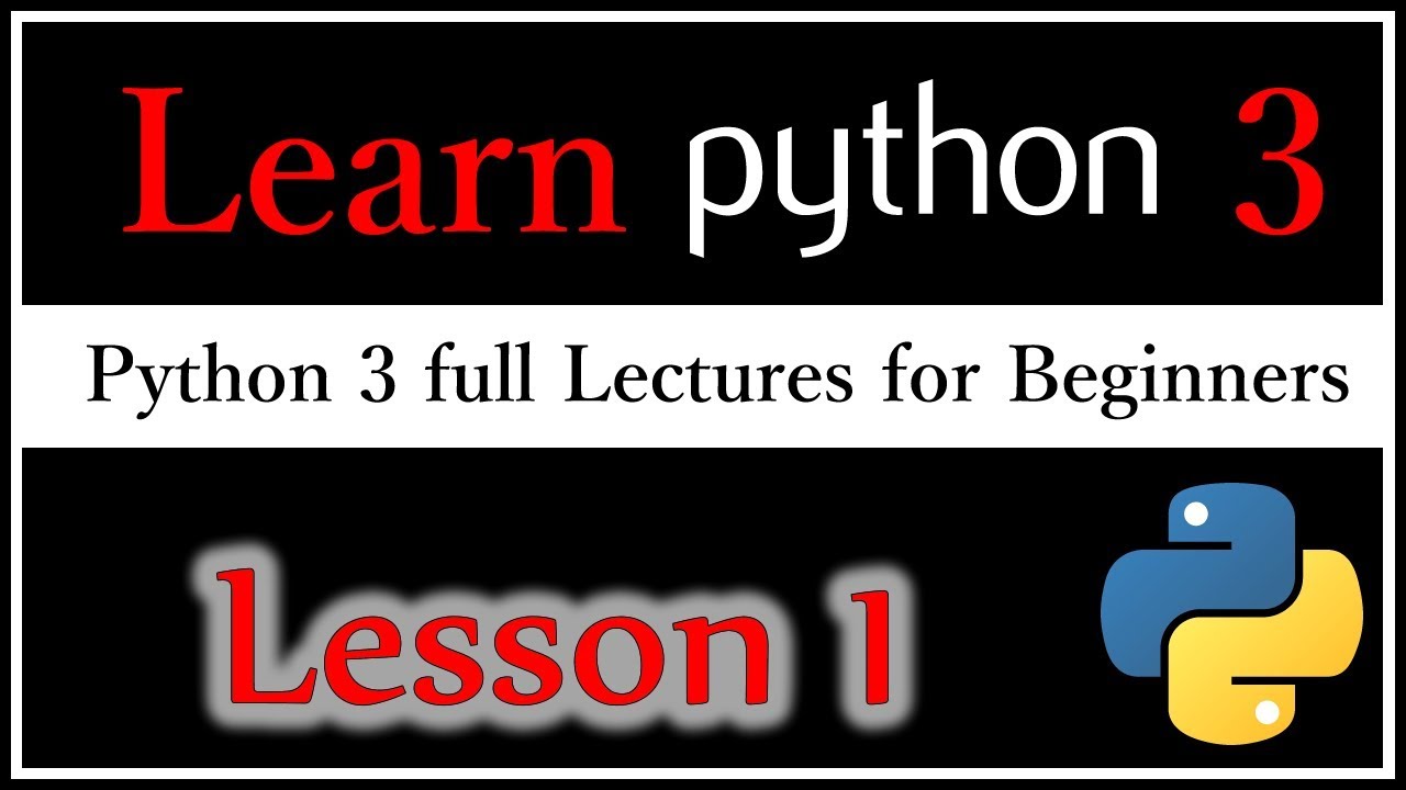 Python Installation in Windows - Learn Python 3 Lesson 1