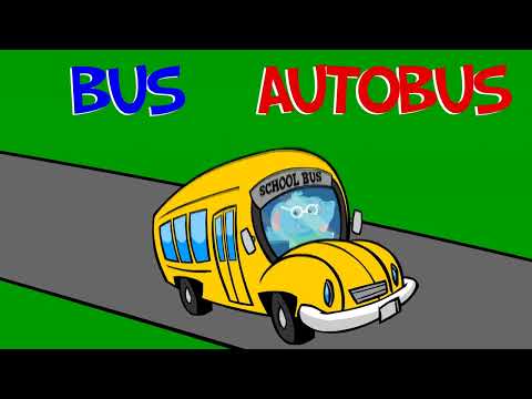 TRANSPORTATION WORDS IN SPANISH by The Brilliant Kid