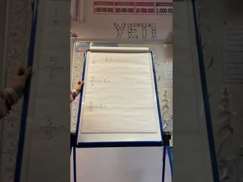 Year 6 - Dividing fractions by integers